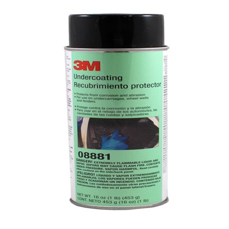 3M Undercoating, 08881, 16 oz Net Wt (1 can) 3M 8881 MMM8881 - Walmart.com