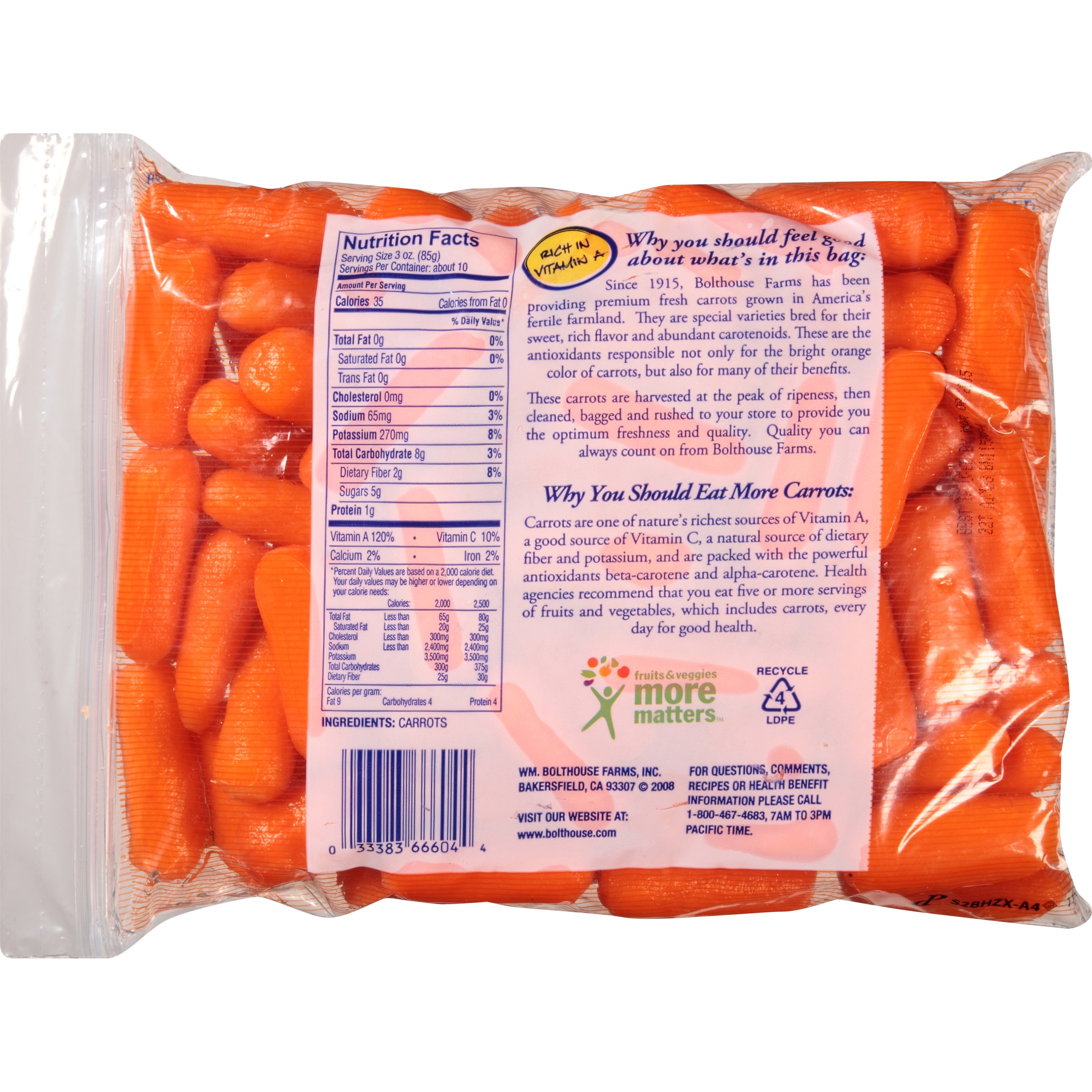 Baby Carrots Nutrition Baby Carrots Nutrition