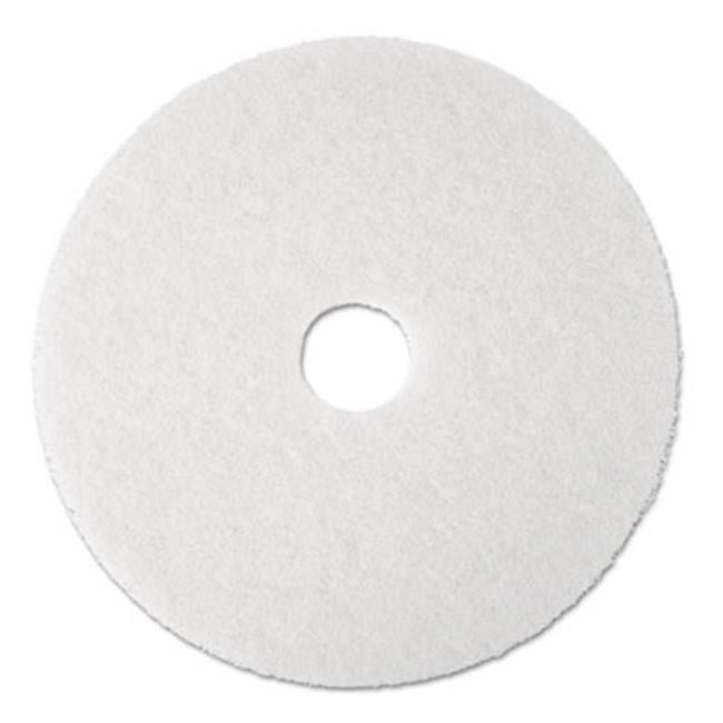 Super Polish Floor Pad 4100 13 in. White 5 Pads-Carton - Walmart.com