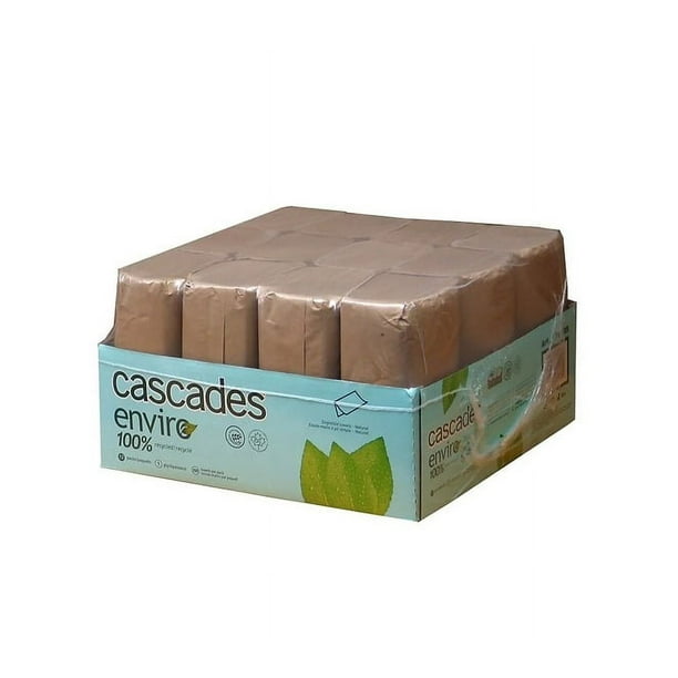 Cascades Enviro Brown Paper Single Fold Towel, 12-pack (3000 Sheets ...