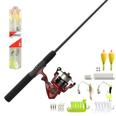 Zebco 33 Micro Spincast Reel and Fishing Rod Combo, 5-Foot 2-Piece ...