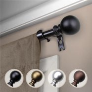 1" Adjustable 66-115 inch Room Divider Rod and Socket Set - Satin ...