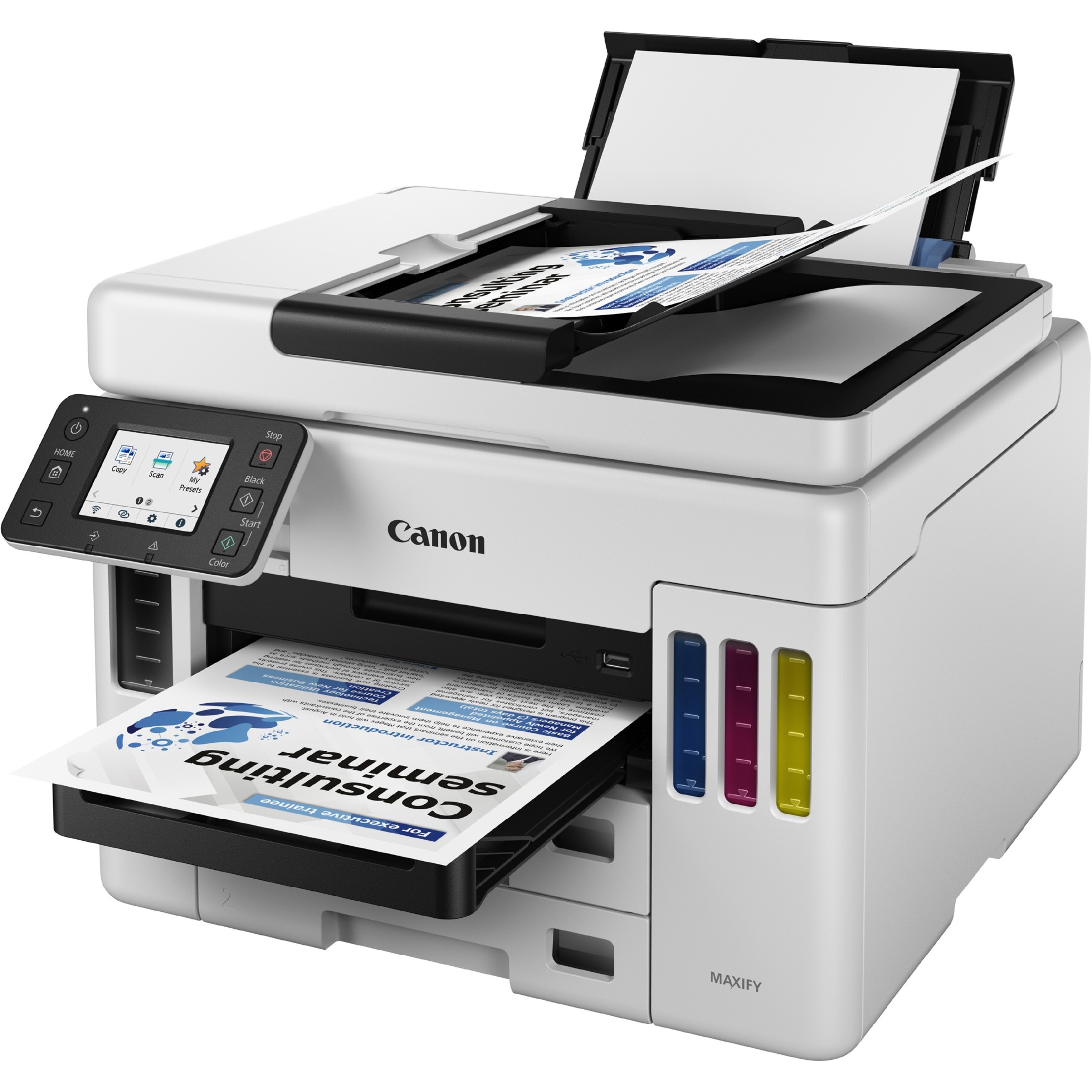 Canon MAXIFY GX GX7020 Wireless Inkjet Multifunction Printer Color Canon MAXIFY GX GX7020 Wireless Inkjet Multifunction Printer Color