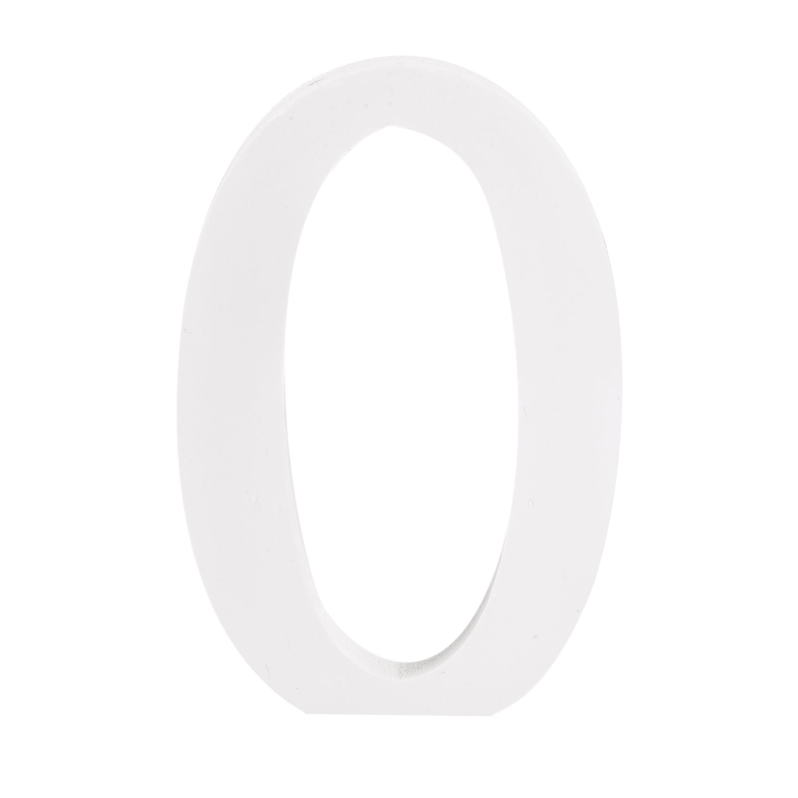 White Wood Letters 6 Inch, Wood Letters for DIY Party Projects (O ...