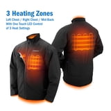 HART 20-Volt Heated Jacket Kit, Black, Male Large, (1) 1.5Ah Lithium ...