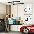 Heavy Duty 4x4 Garage Ceiling Storage Lift, 400 lb Overhead Drop Down ...