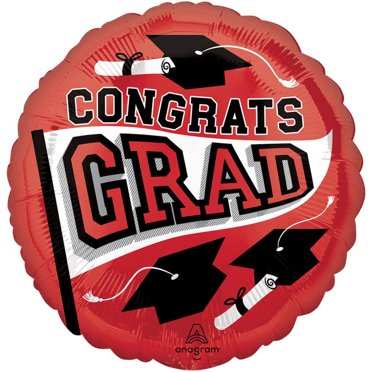Anagram Satin Luxe Solid Star Graduation 19" Jr Shape Foil Balloon ...