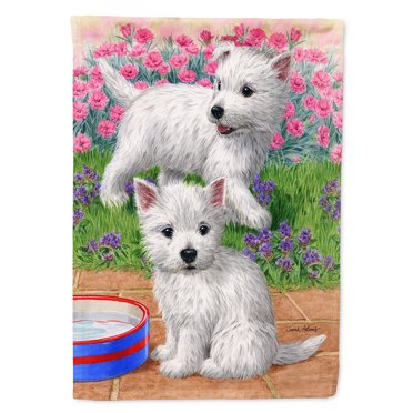 Westies by Michael Herring Garden Flag - Walmart.com