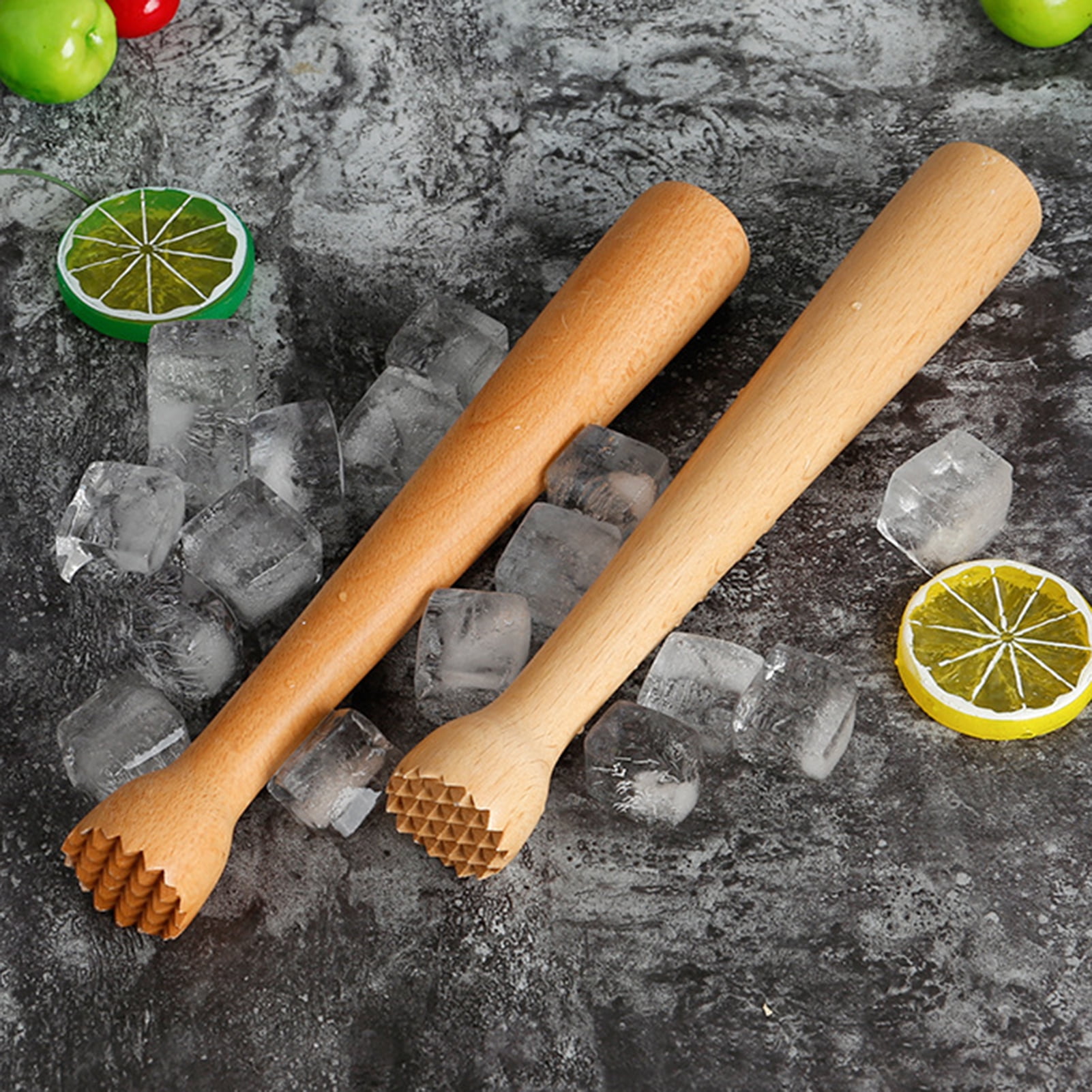 Dream Lifestyle Wooden Mojito Muddler, Ice Crusher for Bar, Make ...