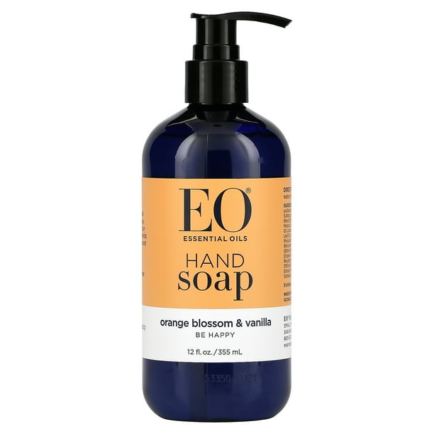 EO Products, Hand Soap, Orange Blossom & Vanilla, 12 fl oz (355 ml ...