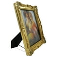 Simon's Shop Antique Golden Vintage 8x10 Picture Frame with Floral ...