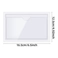 1 Pc Self Adhesive Pockets, Bin Labels for Storage Bins, Clear Pocket ...
