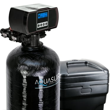 Aquasure Whole House Water Softener System, Digital, Resin Control Head ...