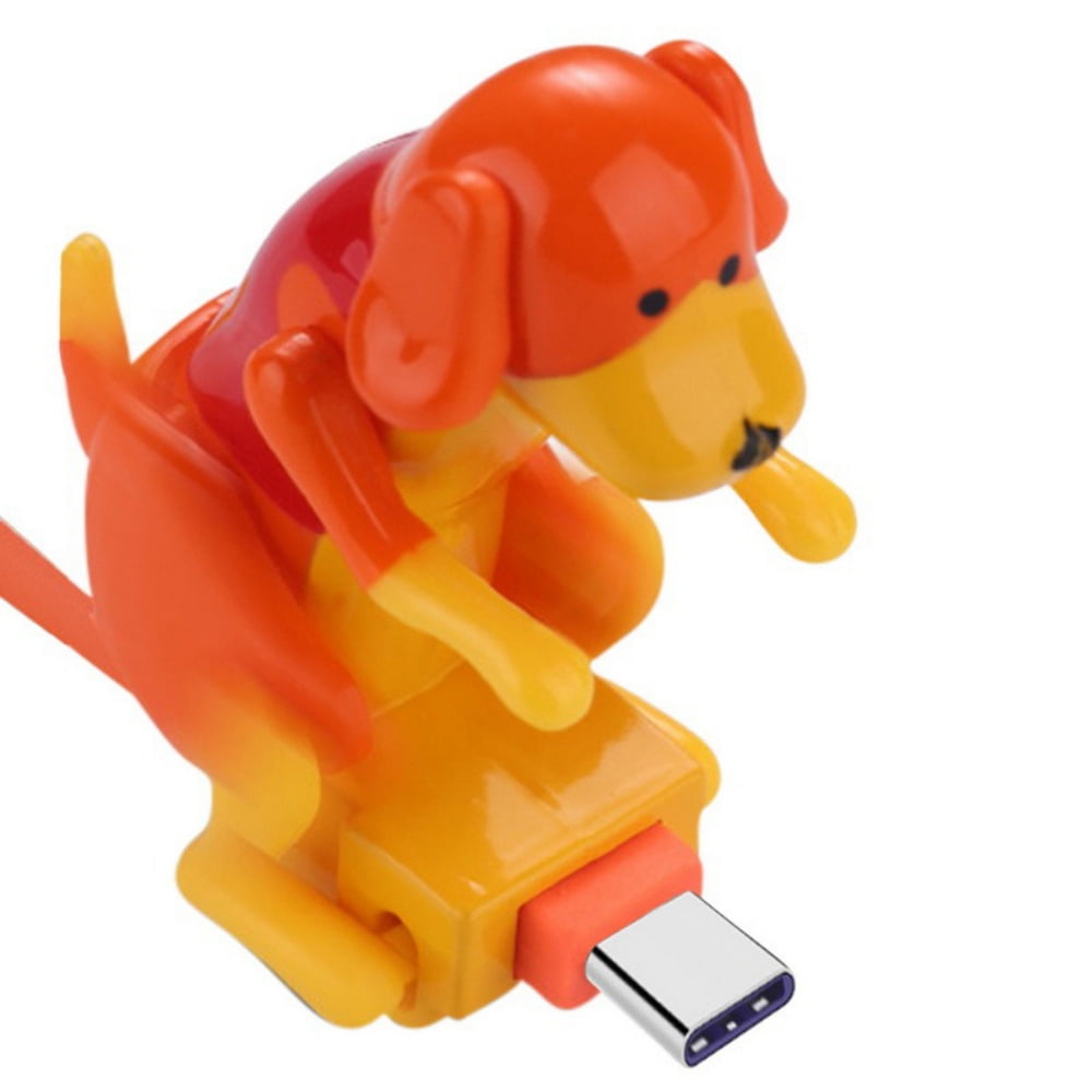 Funny Humping Dog Phone Charging Cable USB to Type-C/Lighting/Micro 1.2 ...