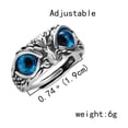 Cute Eyes Owl Resizable Men Women Wedding Fingle Accessories Vintage ...