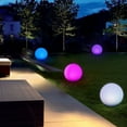 16'' Glow Beach Ball with LED Light, Waterproof, Color-Changing for ...