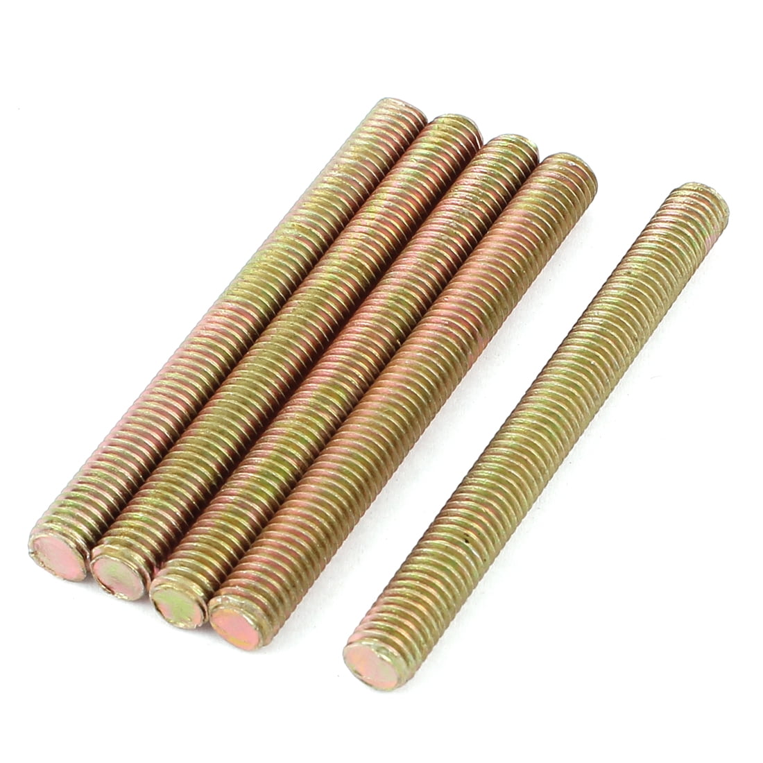Paso 1,25 mm M8 x 80mm Varilla Roscada completo Bar tono bronce 5 PC ...