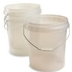 Walmart 3.7 Gallon Clear Durable Buckets, 12.6''H, 11'' Diameter, No ...