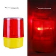 PatungKu Lamp Solar Powered LED Warning Light Road Traffic Barrier ...