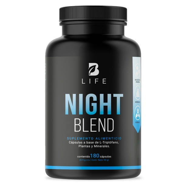 Night Blend de 180 cápsulas. Ingredientes Naturales. B Life. BLIFE ...