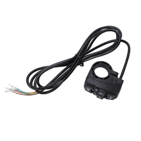 Electric Bike Switch, Bike Headlight Switch 3 In 1 Light Horn Turn ...