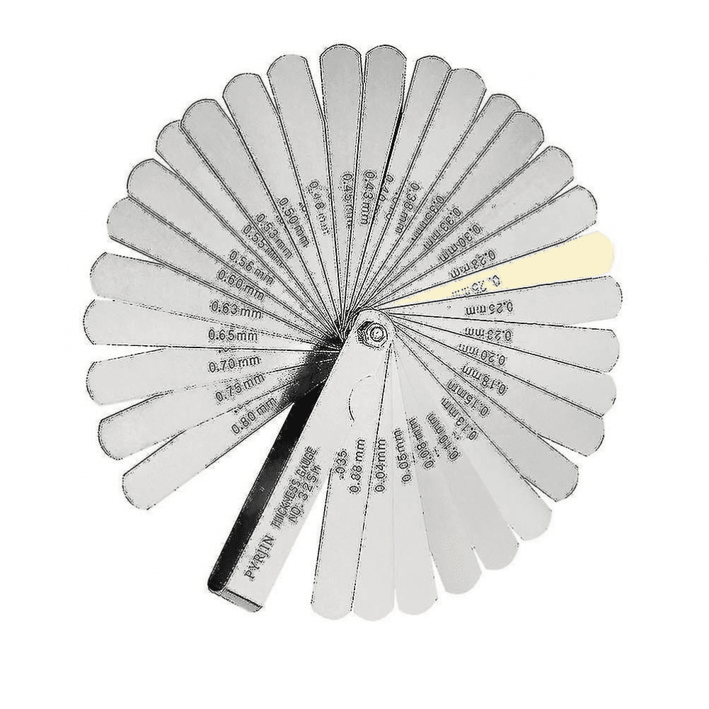 Calibre de espesores, juego de calibres de espesores, 32 hojas en ...