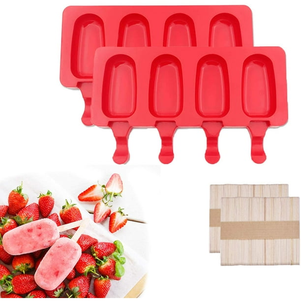 2Pack Popsicle Mold Silicone Cakesicle Molds for Ice Pop Makers ...