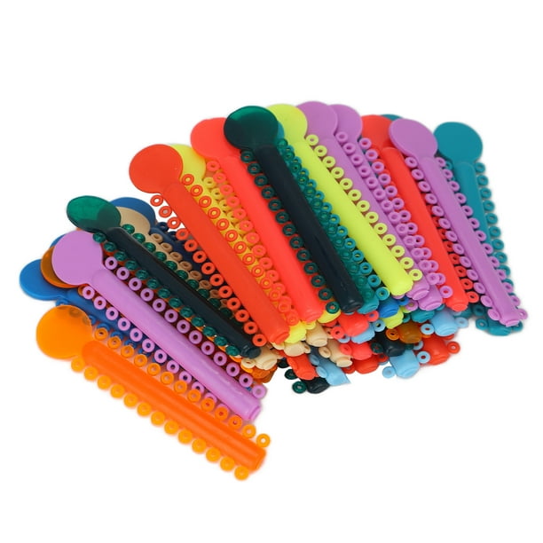 Elastic Ligature Ties, Orthodontic Ligature Ties Rounded Corners Flat ...