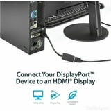 StarTech.com DP2HDMI DisplayPort to HDMI Video Converter Cable ...