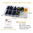 20 Kits 2 Pin Connector Automotive Electrical Connectors 2 Wire ...