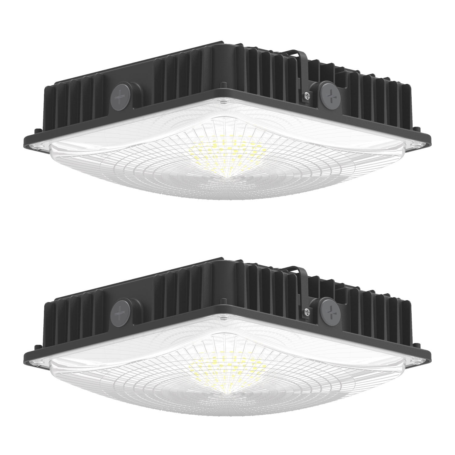 Deojoy 70W LED Canopy Light, 2 Pack, 5700K, AC100-277V, IP65 Waterproof ...