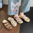 2026 New European and American Style Women's Leopard Print Closed Toe ...