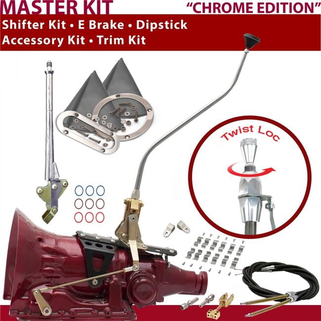 American Shifter TH400 Shifter Kit 23 in. Swan E Brake Cable Clamp ...