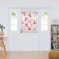 Cartoon Cowboy Hat Pattern Door Curtain Sheer Privacy Light Filtering ...