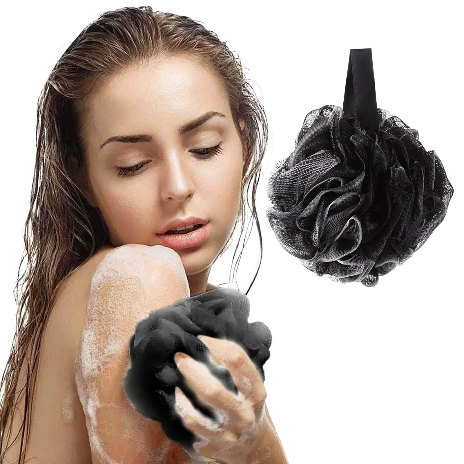 Bomutovy 50g Large Loofah Sponge, 1 Pcs Body Scrubber, Bath Sponge ...