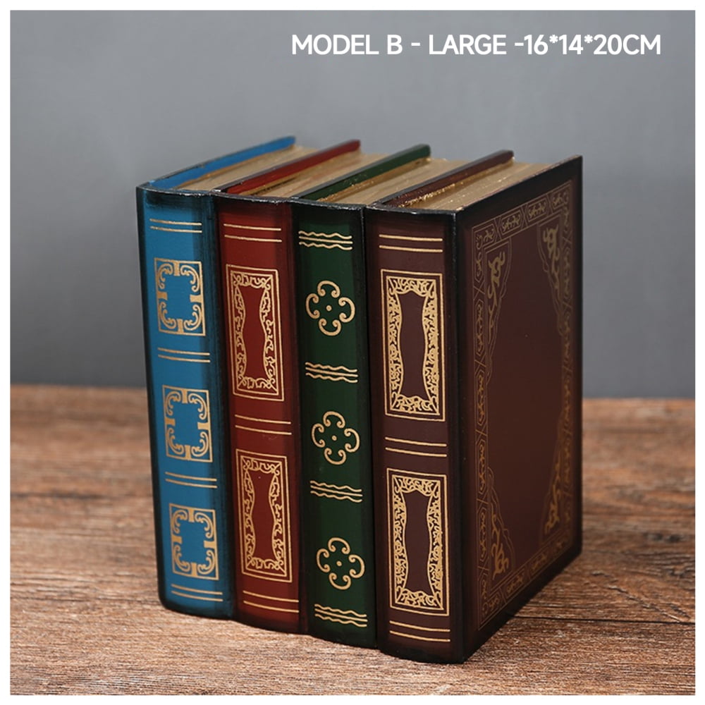 Faux Book Box Storage Great Decor For Decor B Large - Walmart.com