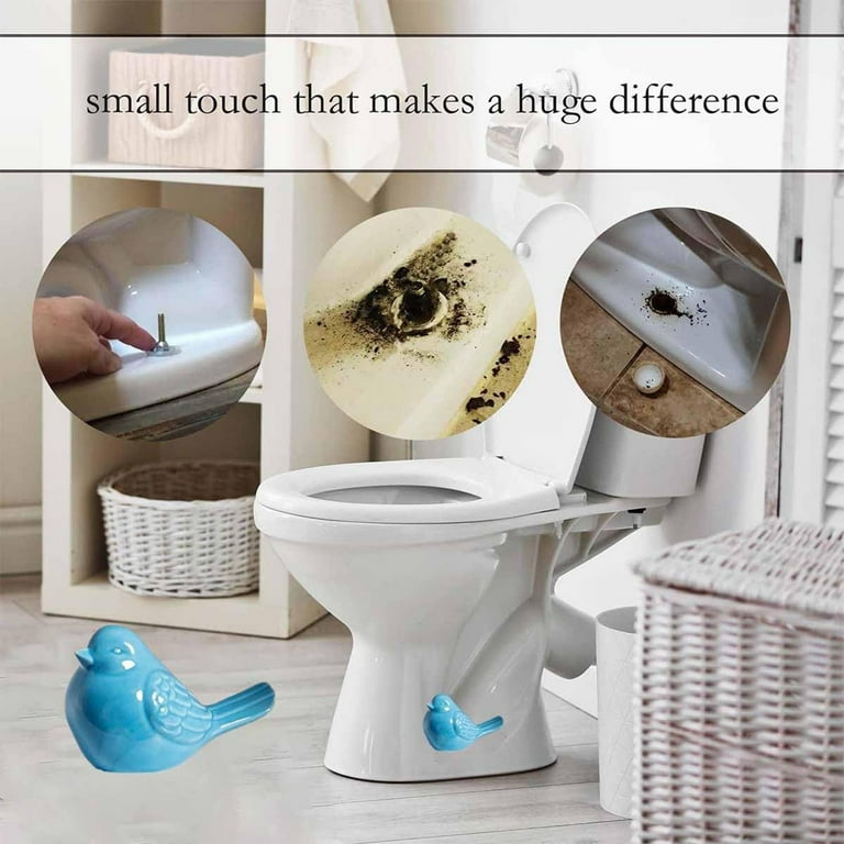 Uqiangy Toilet Replacement Parts Resin Cute Bird Toilet Floor Bolt Covers Toilet Bolt Caps Decorative Cute Bathroom Accessory Decor Blue Walmart