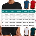 Besolor Summer Workout Tops for Women Crewneck Short Sleeve T-Shirts ...