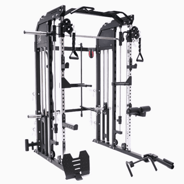 Mikolo Smith Machine Home Gym, 2200 lbs Power Rack Cage with Cable ...