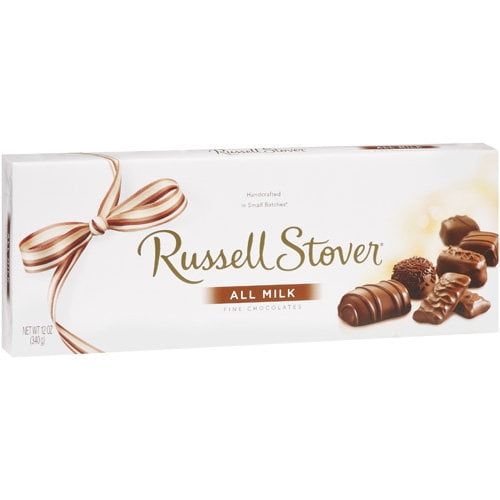 Russell Stover All Milk Fine Chocolates, 12 Oz. - Walmart.com - Walmart.com
