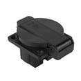 Lhxc 250v 16a German Style Waterproof Industrial Socket For Generators Heavy Duty Black