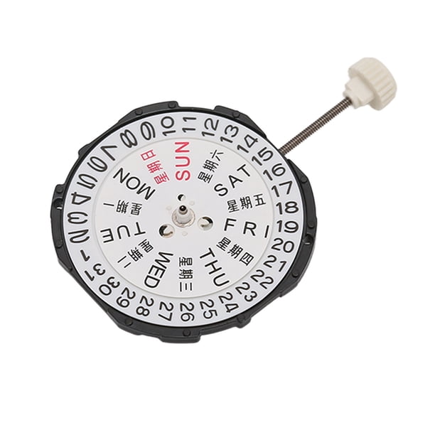 Watch Movement, Portable Dual Calendar Quartz Movement Precise ...