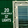Command Outdoor Light Clips, 30 Clips and 32 Strips for Damage-Free ...