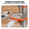 12in Benchtop Drill Press Variable Speed Cast Iron Bench Drill ...