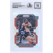 Solo Sikoa WWE Autographed 2023 Panini Prizm Blue Prizm #16 #/199 ...