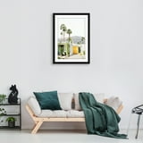 Americanflat Poster Frame 24x34 inches with 20x30 Mat - Black Wooden ...