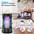 Portable USB Electronic Rechargeable Mosquito Killer Lamp, Bug Zapper ...