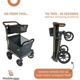 Free Shipping! Wadabuggy Premium Foldable Shopping Cart, 2 Baskets, 2 ...