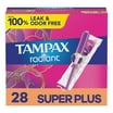 Tampax Pearl Tampons Ultra Absorbency with LeakGuard Braid, 45 Count ...