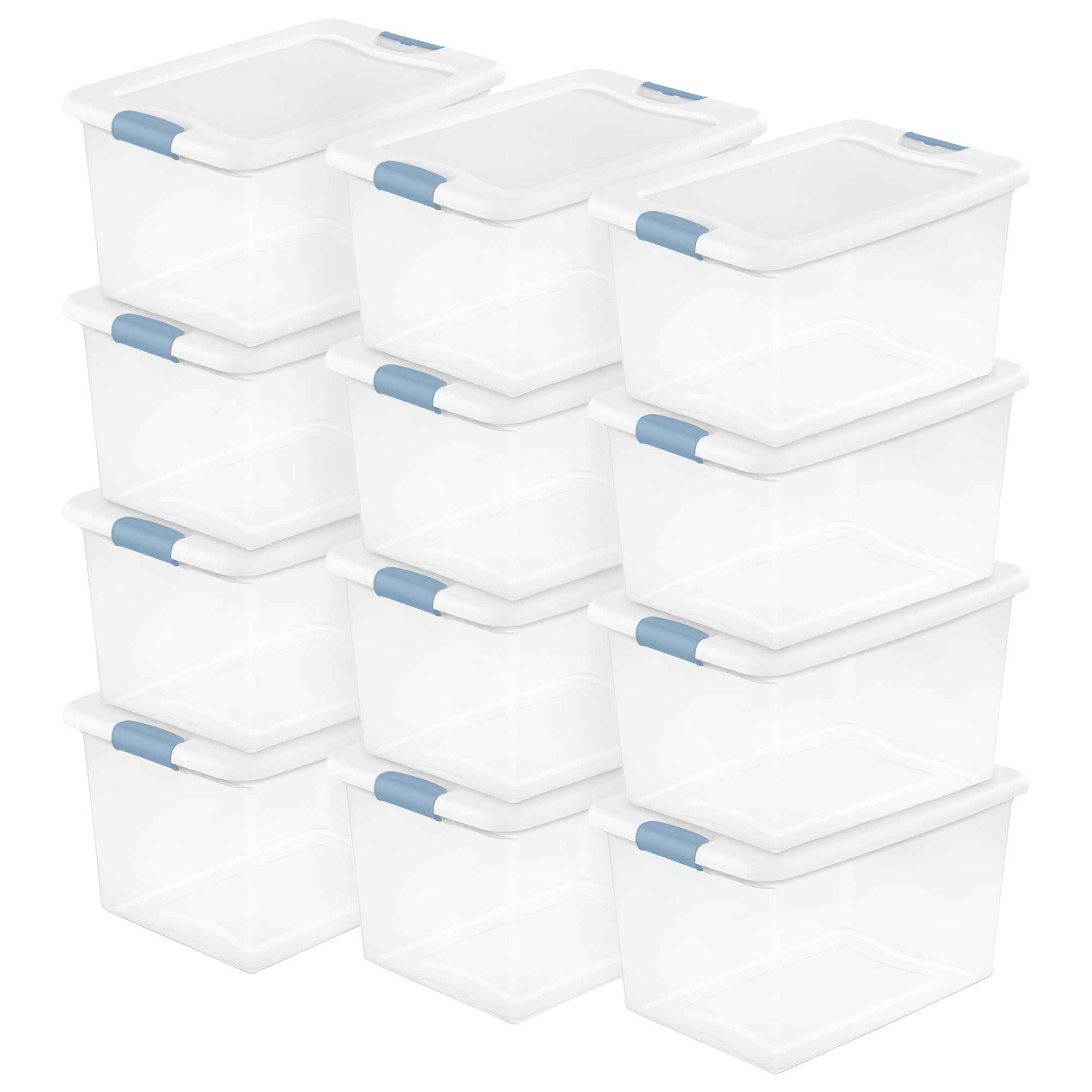 Click here for Unbranded Sterilite 64 Qt Clear Plastic Stackable... prices